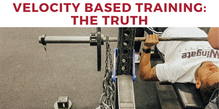 Velocity Based Training: The Truth - Dynamic Sports Training